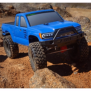 Axial RC Truck 1/10 SCX10 III Base Camp 4WD Rock Crawler Brushed RTR (Batteries and Charger Not Included), Blue, AXI03027T1