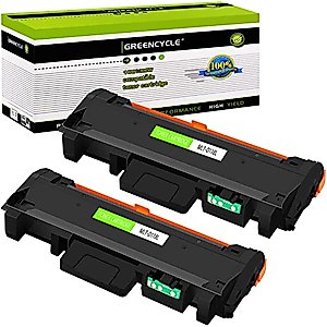 GREENCYCLE Compatible Toner Cartridge Replacement for Samsung MLT-D118L MLT-D118S D118L D118S Use for Xpress M3015DW M0365FW Printer (High Yield Black, 2-Pack)