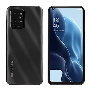 Unlocked Smartphones, 3 Card Slots 3 in 1 Navigation System 4GB RAM 64GB ROM Cellphone Face Unlock for Entertainment (US Plug)