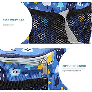 Kisangel Stroller Cartoon Pattern Mummy Infants Owl Holders Storage Attachments Straps Ster Nursery Universal Bag Newborns Diaper Organizer Caddy Baby Nappy Cradle Container Pouch