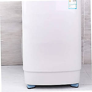 Angoily 4pcs Non-Slip Mat Anti Vibration Mat for Washing Machine Anti Skid Pads for Furniture Chair Foot Pads Washer Machine Foot Pads Bed Riser Furniture Height Riser Heightening Foot Pad