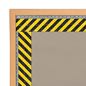 Fun Express Under Construction Border - 12-Piece Set Vibrant and Engaging Design Classroom Decorations Learning Activities Crafts & DIY Projects Ideal for Kids Educational Spaces Multicolor 12 Pieces
