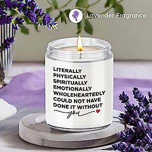 Fairy's Gift Thank You Candle - Gratitude Gifts, Thankful Gifts - Mothers Day, Appreciation, Thank You Gifts for Women, Men, Coworkers, Boss, Mentor, Teacher, Friend - Birthday, Proud of You Gifts