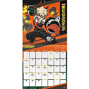 2023 My Hero Academia Wall Calendar