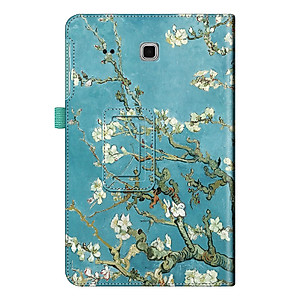 Fintie Folio Case for Samsung Galaxy Tab E 9.6 2015 (Model SM-T560/T561/T565/T567), Slim Fit Premium Vegan Leather Cover, Blossom