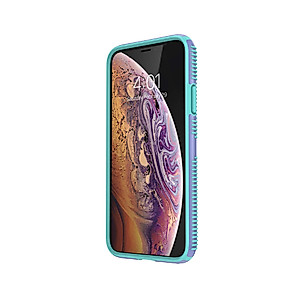 Speck Products CandyShell Grip iPhone XR Case, Wysteria Purple/Mykonos Blue