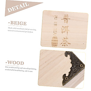 NOLITOY Tea Cake Box Practical Pu'er Tea Packaging Box for Tea Lovers Elegant Design with Smooth Finish Ideal for Tea Wrapping and Storage