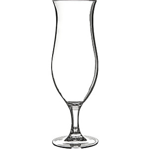Carlisle FoodService Products Alibi Hurricane Glass for Restaurants, Catering, Kitchens, Plastic, 16 Ounces, Clear, (Pack of 24)