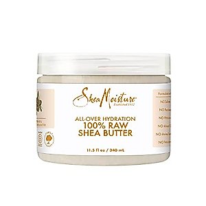SheaMoisture All-Over Hydration for Ultra-Healing for Dry Skin 100% Raw Shea Butter 11.5 oz