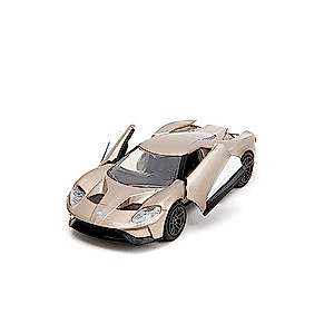 Pink Slips 1:32 2017 Ford GT Die-Cast Car, Toys for Kids and Adults(Metallic Gold)