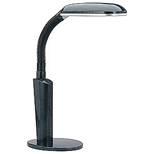 V-Light Desk Lamp, LED Lamp, Reading Lamp with Adjustable Gooseneck Arm, Daylight Effect Office Lamp, Table Light, Black
