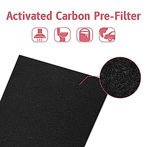 Aneedmore AP-1512HH Filter Replacement Compatible with Coway Airmega AP1512HH and 200M Air Purifiers, 2 HEPA(H13) Filter + 8 Activated Carbon Filters. Part # 3304899