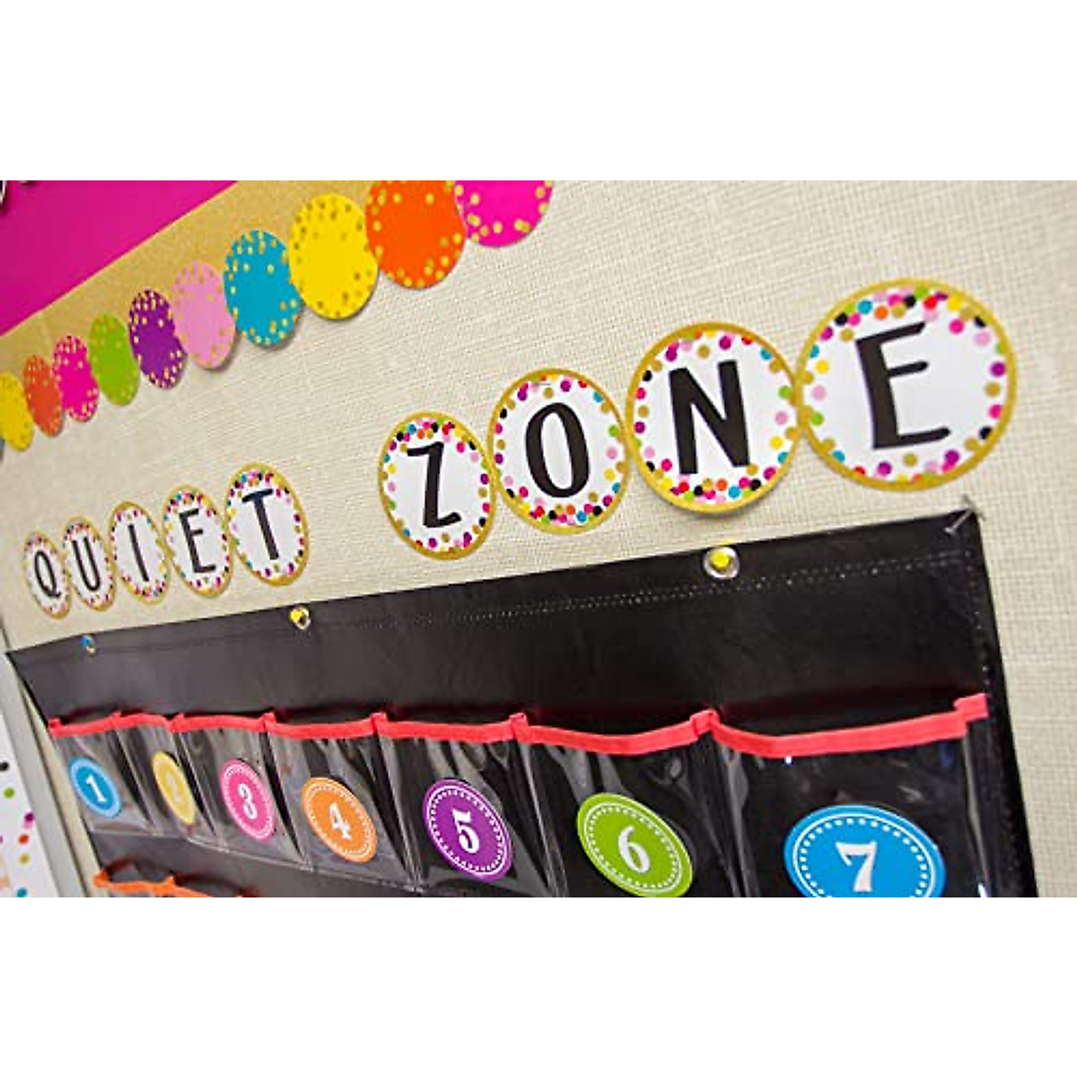 Confetti Circle Letters