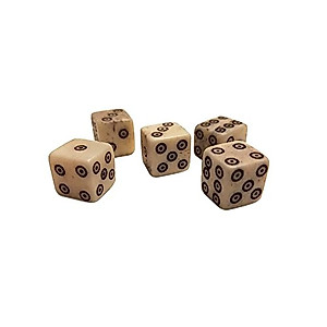 Genuine Bone Dice Set (Hand Carved)