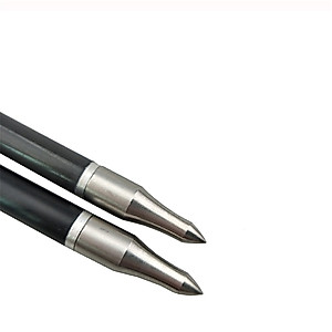 AMEYXGS 12 Pack 100/125/150 Grain Screw in Field Point Archery Bullet Points Stainless Steel Arrow Tips for Targeting Practice (125 Grain)