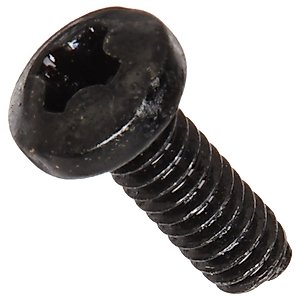 Small Parts Steel Pan Head Machine Screw, Black Oxide Finish, Meets ASME B18.6.3, #1 Phillips Drive, #2-56 Thread Size, 1/4" Length, Fully Threaded, Import (Pack of 100)