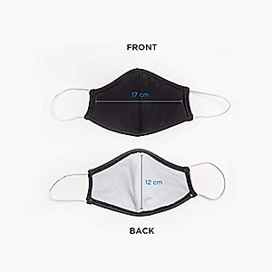 Guria Fashion Protective Cloth Face Mask, Washable Reusable Spandex Fabric - Unisex, 20+ Colors Available