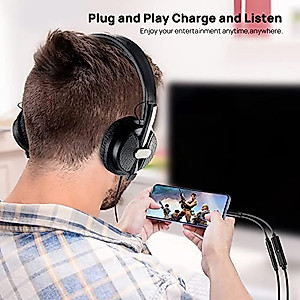 USB Type C to 3.5mm Headphone Jack Audio Adapter and Charger,2 in 1 USB C to Aux Audio Adapter with 60w PD3.0 Fast Charger,Compatible with Samsung Galaxy A53 A33 S23 S22 S21,Google Pixel 7