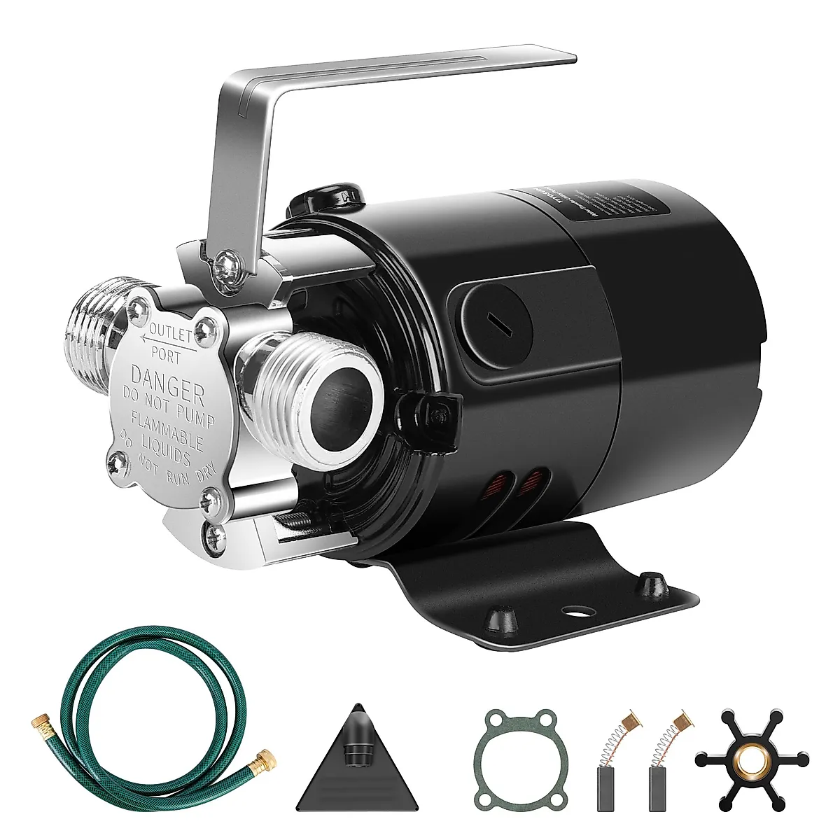 VIVOSUN 115V Water Transfer Pump, 1/10HP 330 GPH Portable Utility Pump with Water Hose Kit, Ideal for Removing Water from Gardens, Hot Tubs, Rain Barrels, Pools, Ponds, and Aquariums