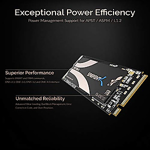 SABRENT 1TB Rocket Nvme PCIe 4.0 M.2 2280 Internal SSD Maximum Performance Solid State Drive (Latest Version) (SB-ROCKET-NVMe4-1TB).
