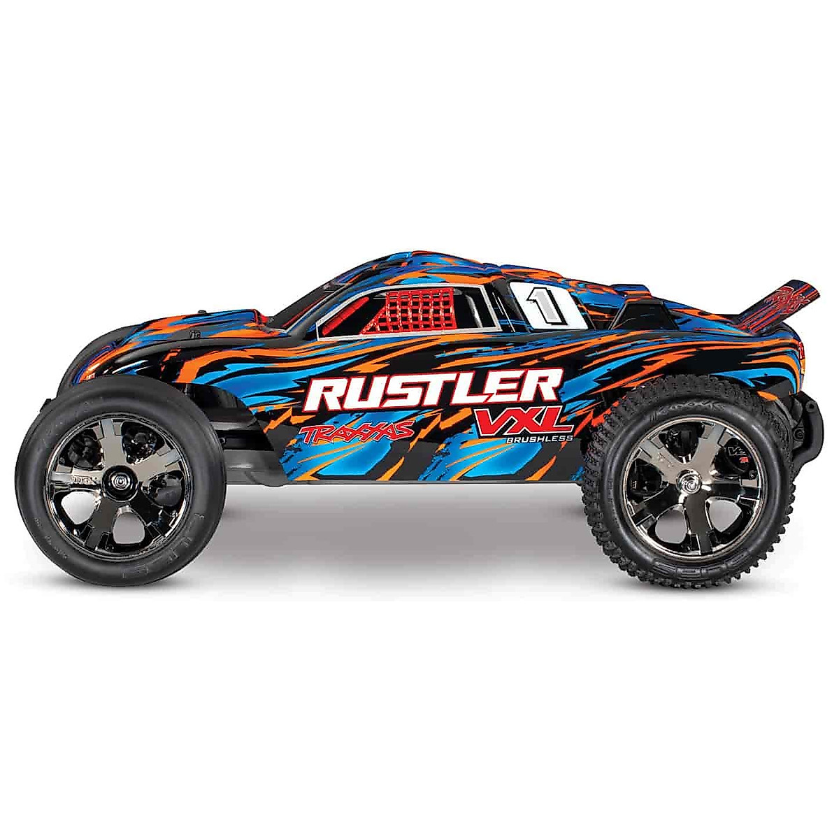 Traxxas 370764ORNG Rustler Vxl: 1/10 Scale Stadium T