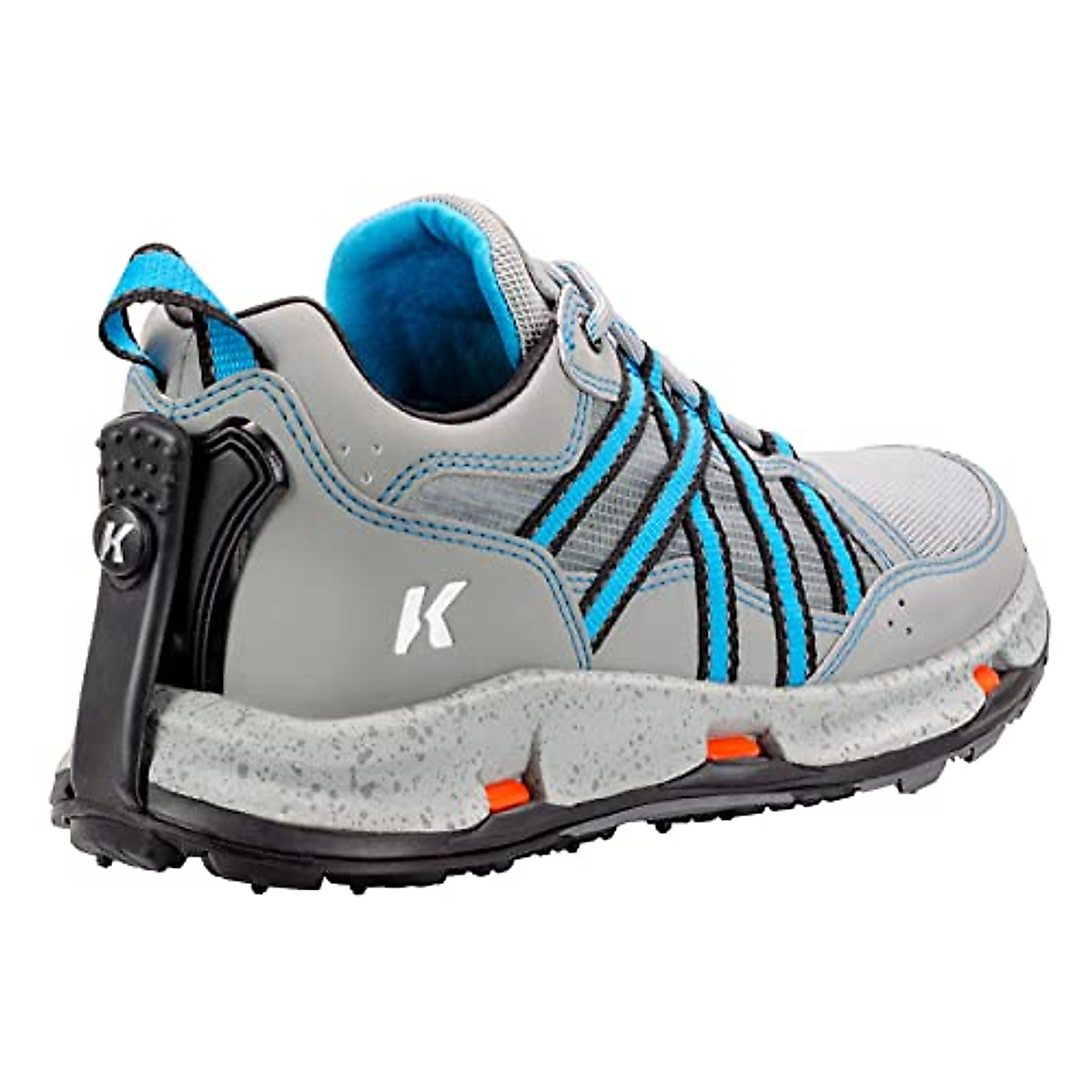 Korkers Women's All Axis Shoe - All Terrain Warm Weather Performance Water Shoe - Included Interchangeable Felt Sole/Size 8