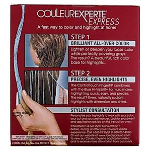 L'Oreal Paris Couleur Experte 2-Step Home Hair Color and Highlights Kit, French Éclair