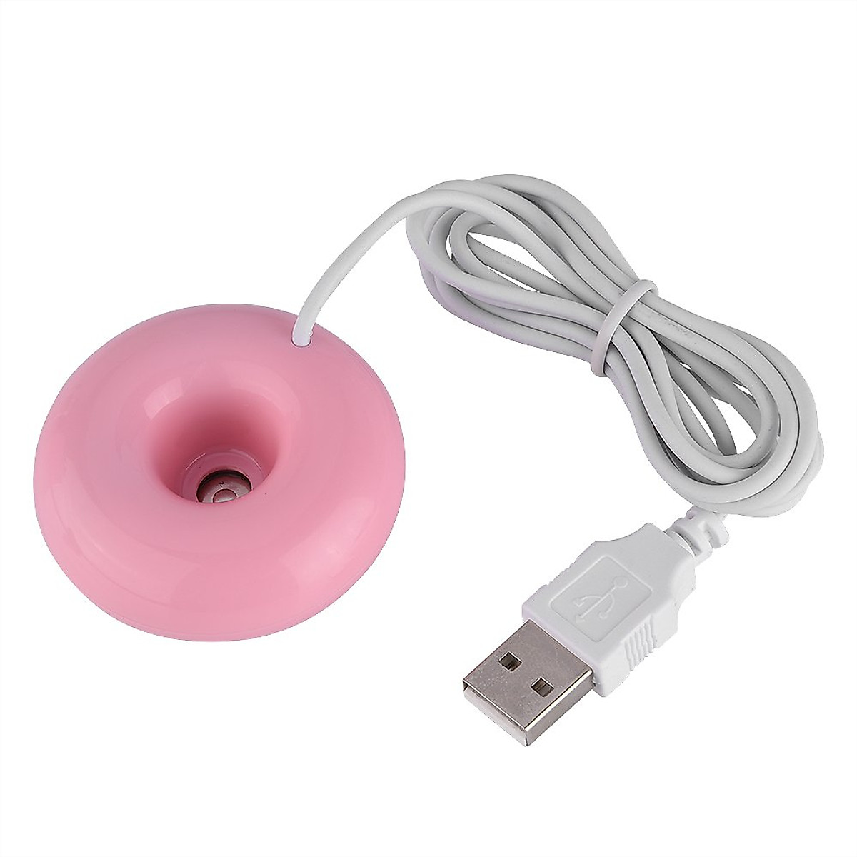 USB Donuts Humidifier Mini Cute Mist Humidifier Floating Water Air Fresher Aroma Diffuser for Home SPA Car Travel Use