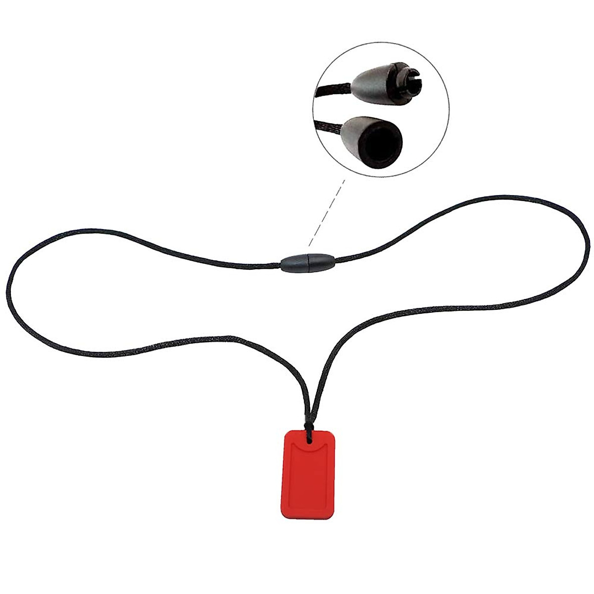 Chew Necklaces for Sensory Kids, Chewable Necklace for Autistic, ADHD, SDP, Chewing Necklace for Children, Silicone Dog Tags Chewy - 3 Pack