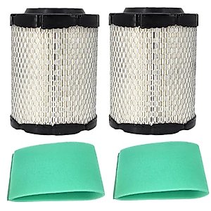 Gewxgzo 16 083 01-S Air Filter 16 083 02-S Pre Filter Fit for Koh-ler ZT710 ZT720 ZT730 ZT740 EZT740-EZT750 Engine Rep 16 083 01 1608301 16 883 01-S1 102-855(2 Pack)