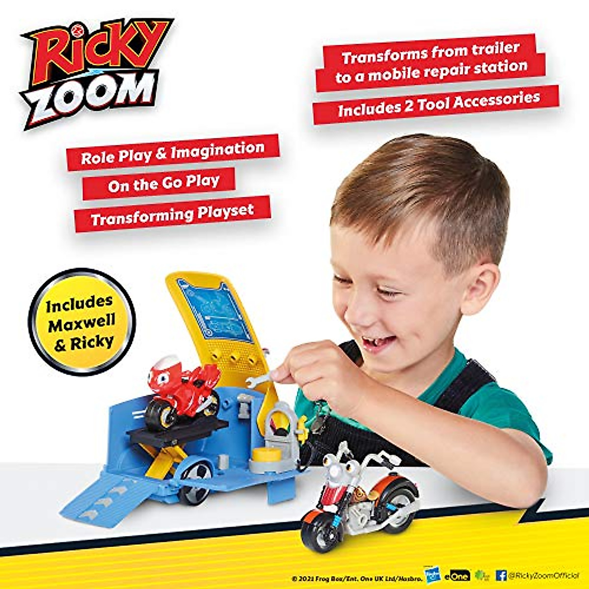 Ricky Zoom Maxwell’s Transforming Trailer Playset