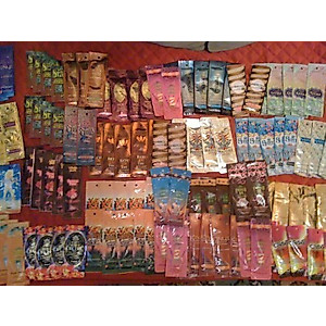 50 New Assorted Indoor Tanning Bed Lotion Packets Samples Packetes