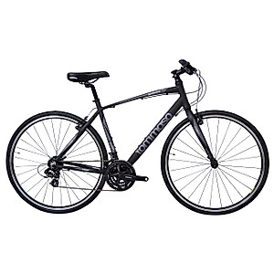 Tommaso Sorrento Shimano Tourney Hybrid Fitness Bike, Matte Black/Grey - Large