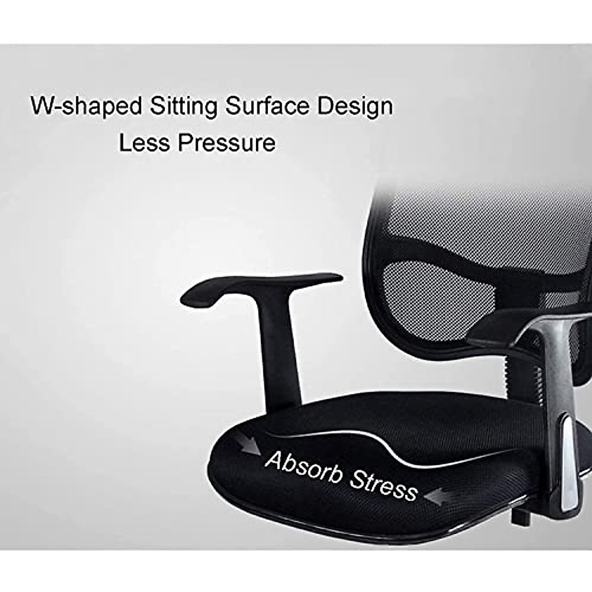 MayNuo Chair Lifting Swivel Chair Office Desk Chair Mesh Backrest Ergonomic Computer Chair Leisure Chair Cushion Chair Game Chair/Blue