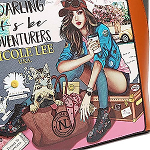 Nicole Lee Journey of Stephanie 3 Piece Set (Shopper Bag, Mini Satchel, Pouch)