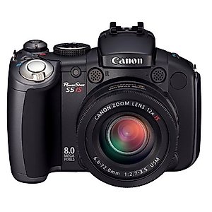 Canon PowerShot Pro Series S5 IS 8.0MP Digital Camera with 12x Optical Image Stabilized Zoom (OLD MODEL)