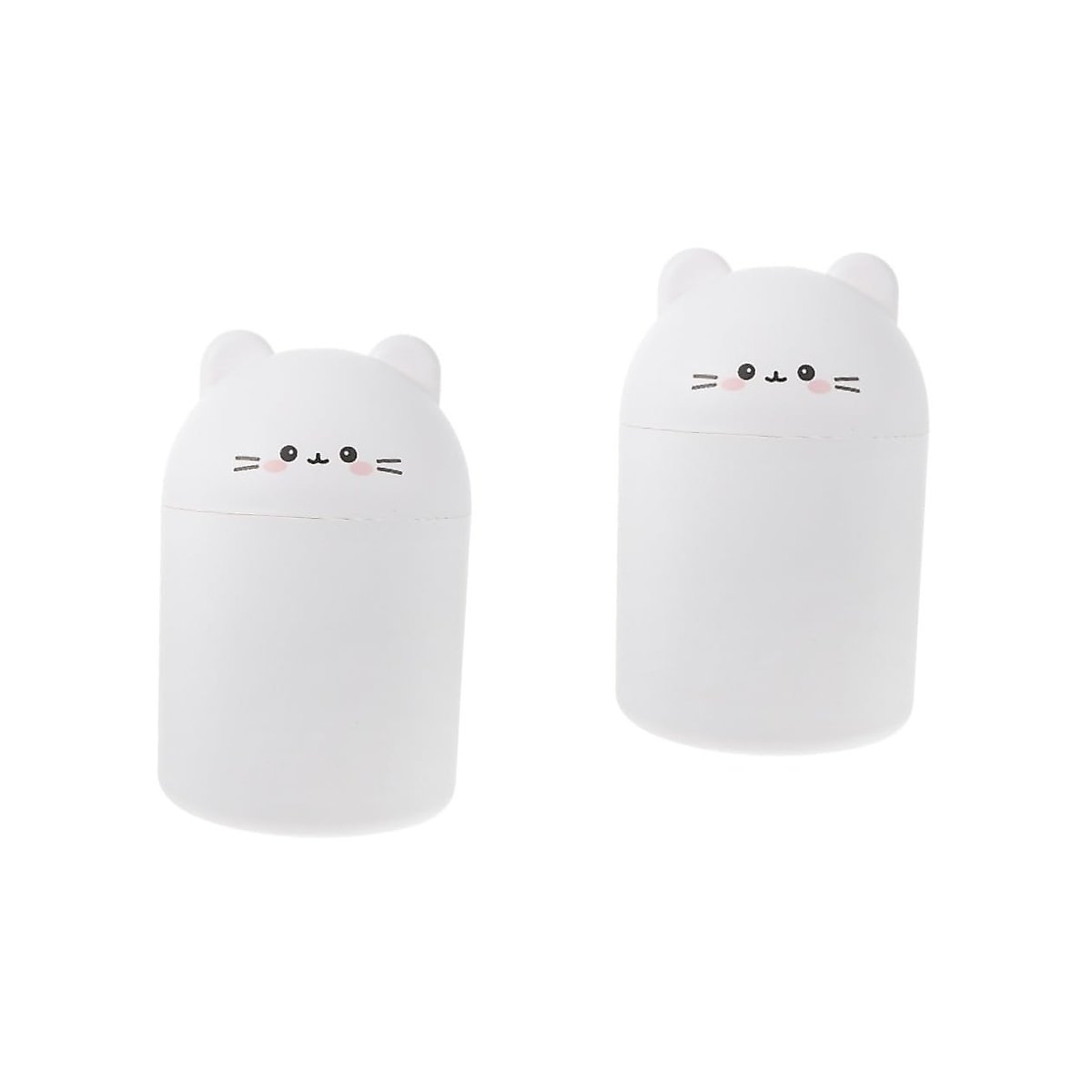 NOLITOY 2pcs Desktop Trash Can Daily Use Trash Bucket Household Trash Bucket Study Garbage Can Daily Use Garbage Can Wear-Resistant Trash Bucket Office Trash Bucket Convenient Trash Bin