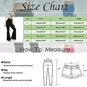 Women's Flare Leggings,Bootcut Yoga Pants for Women High Waisted Soft & Breathable Flare Workout Pants Leggings