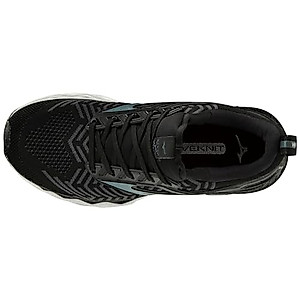Mizuno Men's Wave Creation 20 Knit Running Shoe, Black-Stormy Weather, 8