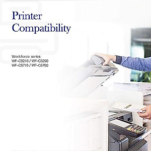 Valuetoner Remanufactured Ink Pack Replacement for Epson 902XL 902 XL T902XL420 Used in Workforce C5210 C5290 C5710 C5790 Printer High Yield (1 Yellow)