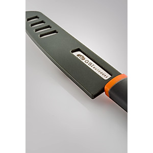 GSI Outdoors Knife & Cutting Board Set I Santoku Ultralightweight Prep Surface Board and Pairing Knife Travel Kit for Camping, Backpacking & Travel