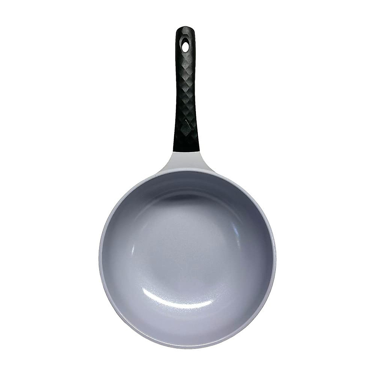 |MADE IN KOREA| 10" Ceramic Coating Interior and Exterior Cooking Wok, Pan Set