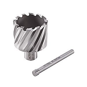 ACTOOL 1-7/8" Diameter × 1" Depth of Cut HSS ANNULAR Cutter with 3/4'' Weldon Shank