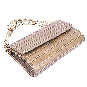ALOLBAG Evening Clutch Purses for Women Clearance Evening Bags and Clutches Evening Purses and Handbags (Nude)