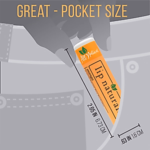 Lip Naturals® All Natural Lip Balm in a 6-Count Variety Pack: Mango, Peppermint, and Vanilla Flavors