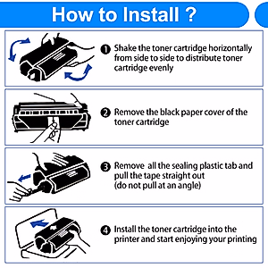 SuperInk Compatible Toner Cartridge Replacement for Samsung 105 MLT-D105L 105L MLTD105L Use with ML-2525 ML-2525W ML-2545 ML-1915 SCX-4623F SCX-4623FN SF-650 Printer (Black, 1 Pack)
