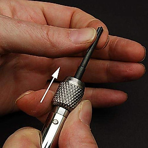 Kings County Tools Classic Yankee Style Push Drill | 8 Double Fluted Bits Included | Chrome Plated Solid Brass Material | No Chuck Necessary | Ideal for Tight Areas