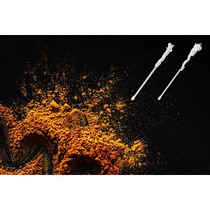 JKJF 6 Pcs Mini Snuff Spoon Tiny Powder Spoon Scoops Mini Retro Spoon Shovel Mini Spoon Keychain Pendant Charms Necklace Loop for Spices Sand Salts - Dragon Phoenix