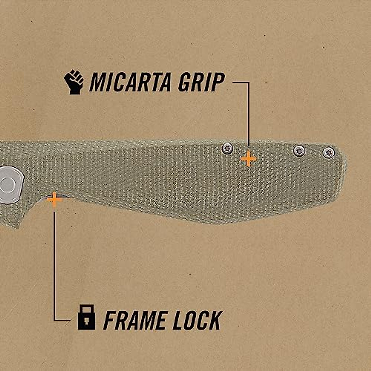 Gerber Gear Slimsada Pocket Knife with Pocket Clip - 3.47" Plain Edge Blade Folding Knife - EDC Gear and Equipment - Micarta