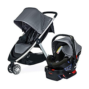 Britax B-Lively & B-Safe Gen2 Flexfit Travel System, Fog SafeWash , 2 Piece Set
